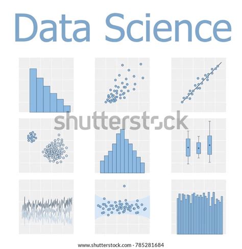 Infographic Elements Data Science Graphs Stock Vector Royalty Free