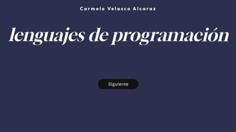 Lenguajes De Programación Genially Lenguajes De Programación Genially