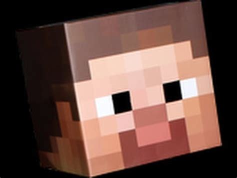 How To Make A Minecraft Costume Steves Head Easy Youtube