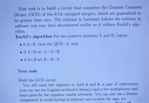 Hi There I Have The Below Exercise In Logisim