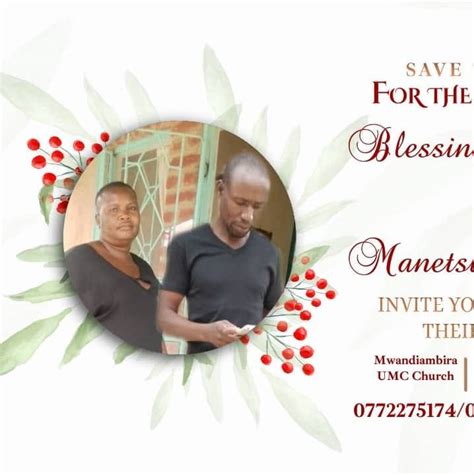 Blessing And Manetswa Chidzikwe Wedding 27 August 2022 Mutare