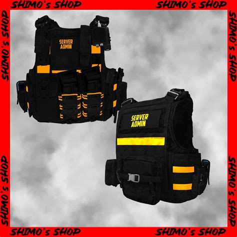Fivem Clothing Staff Vests Pack Etsy