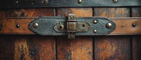 This Close Up View Highlights The Intricate Design Of A Vintage Locker