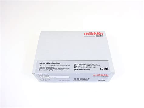 Digital Lok Decoder Allstrom Mfx Dcc Mm Märklin H0 60906 Neu 4001883609065 Ebay Uk