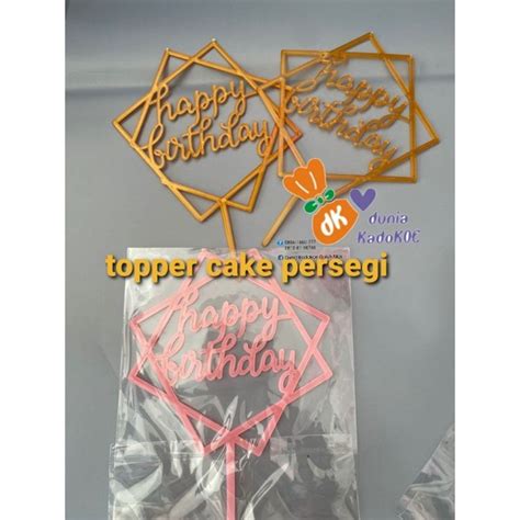 Jual Berbagai Jenis Topper Cake Topper Kue Coklat Hiasan Kue Shopee