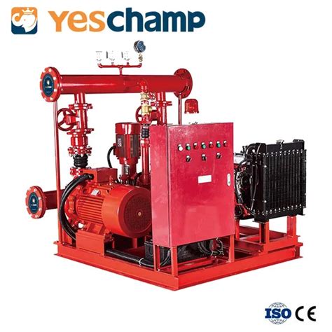 Edj Fire Fighting System With Electric Diesel Jockey Pump With