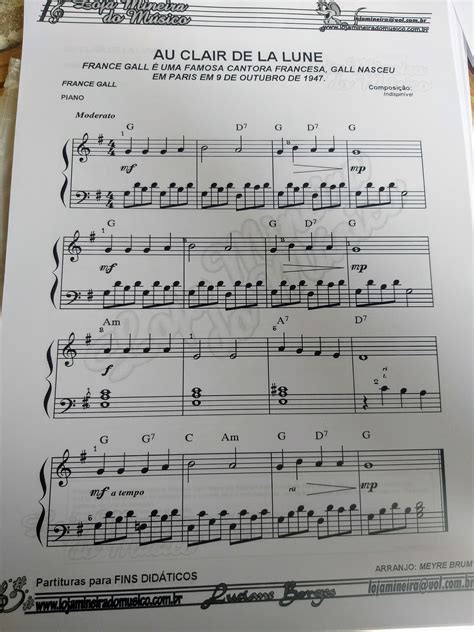 Livro De Partituras Para Piano Volume 1