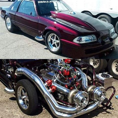 Mustang Drag Racing Cars Mustang Cars Fox Body Mustang