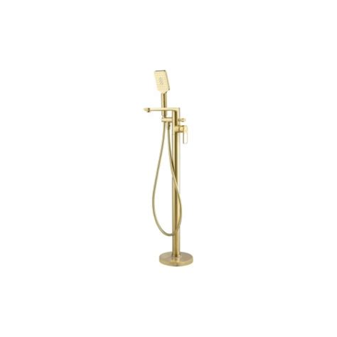 Abode Levarto Floor Standing Bath Shower Mixer Brushed Bra