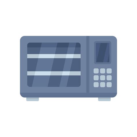 Vector Plano De Icono De Horno De Inducción Estufa Eléctrica De