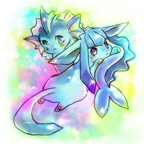 Vaporeon And Glaceon
