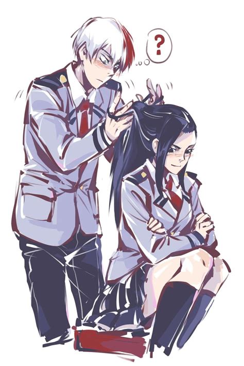 17 Best Todoroki X Yaoyorozu Images On Pinterest My Hero Academia Heroes And Anime Couples