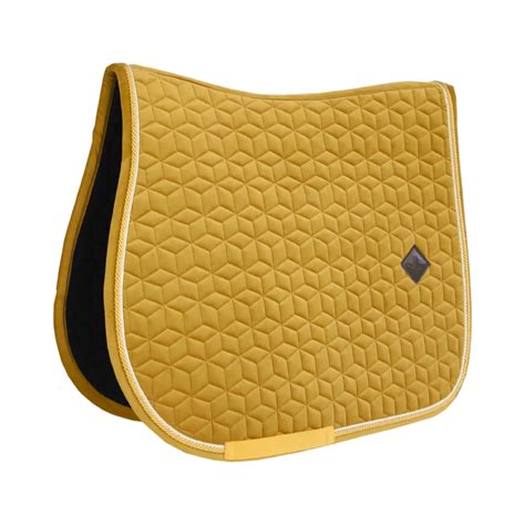 Kentucky Saddle Pad Jump Velvet Mustard