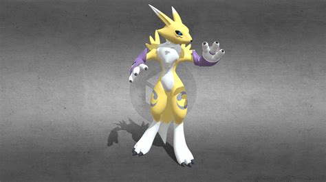 Renamon Mocap 3d Model By Lordofdragons [4b39a1a] Sketchfab