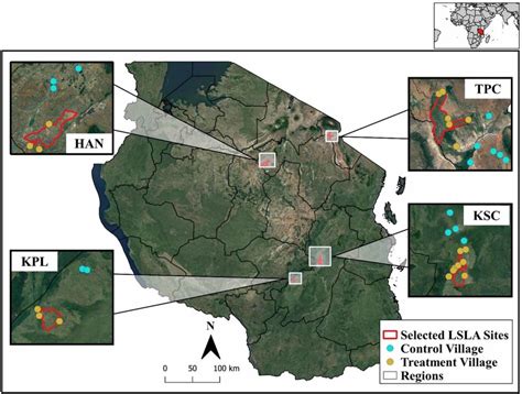 Selected Lsla In Tanzania Cover A Range Of Geographic Contexts