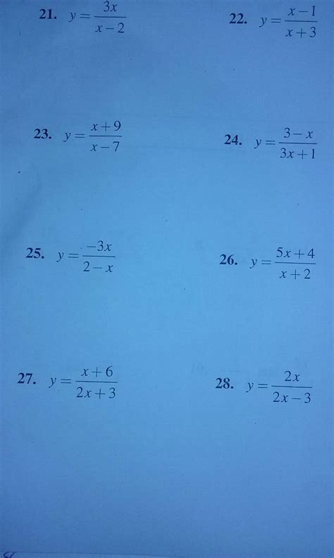 Solved Determine The Domain And The Vertical Aymptotes Of