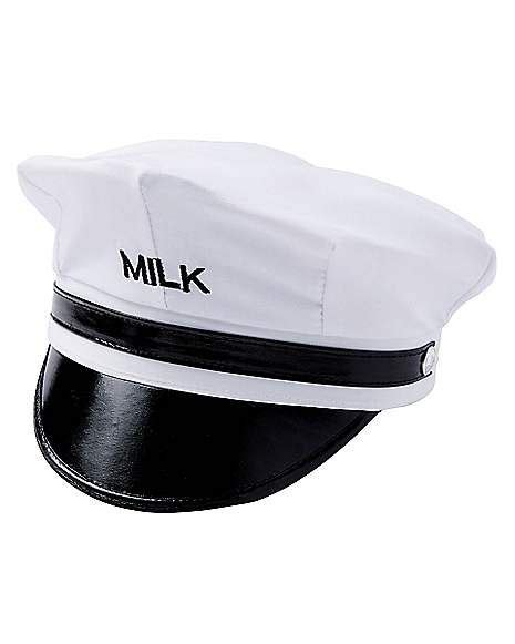 Milk Man Hat Milkman Hat Fun White Costume Cap Milkman Halloween