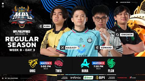 🔴 LIVE | MPL PH S15 | FILIPINO - Week 8 Day 3 - YouTube