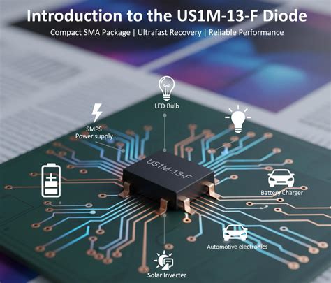 Understanding The Us1m 13 F Smd Diode Package Pinout And Datasheet