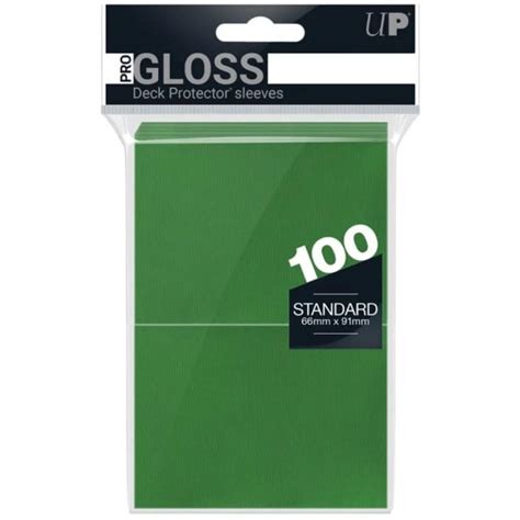 Deck Protector Sleeves Pack 100 Green Games World