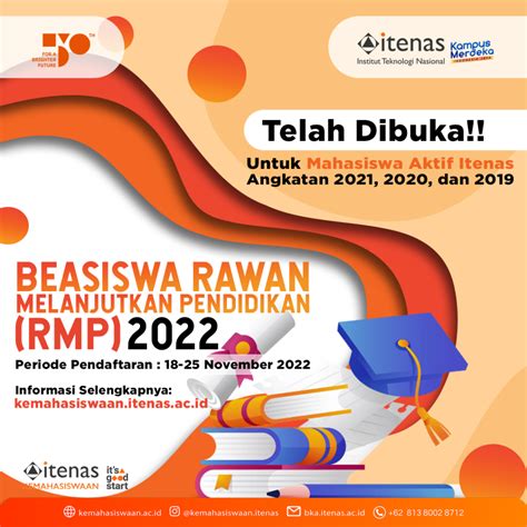 Beasiswa Rawan Melanjutkan Pendidikan Rmp Tahun 2023 Kemahasiswaan
