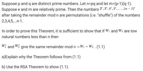 suppose p and q are distinct prime numbers let n pq