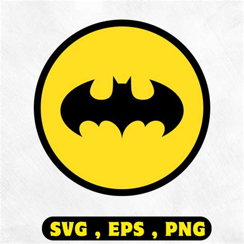 Batman Logo Svg Files For Cricut And Diy Crafts Superhero Inspire