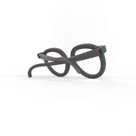 Premium Photo Glasses Back Left View With White Background