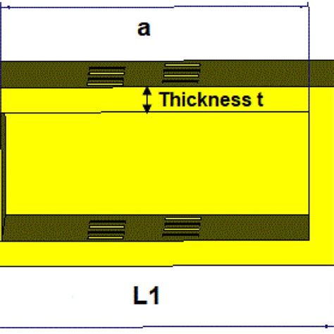 Dual Beam Waveguide Slots Antenna With Wall Thickness Structure Color Download Scientific