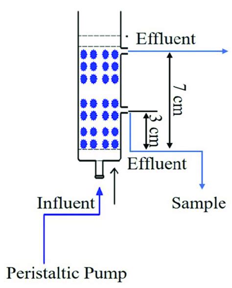The Experimental Device Of Column Adsorption Download Scientific Diagram
