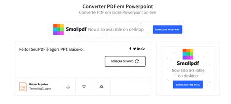 Como Converter Um Arquivo PDF Para PPT PowerPoint Tecnoblog