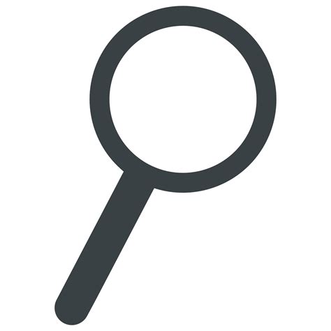 Magnifying Glass Flat Icon Vector Isolated On White Background