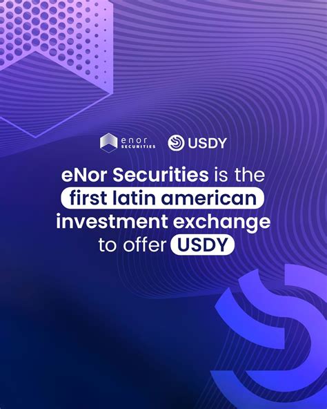 🌟 Exciting News 🌟 Enor Securities Is Proud To Be The First Latin