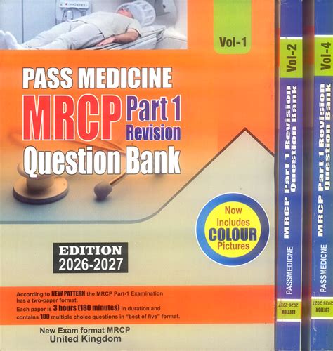 Pass Medicine Mrcp Part 1 Revision Question Bank 8 Volumes Set Booksnbooks