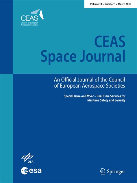 Ceas Most Cited Papers Award 2024 Ceas Space Journal