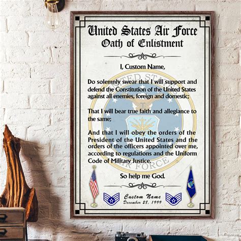 Us Air Force Poster 16x12in Proud Us Veteran