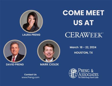 Ceraweek2024 Energyindustry Energytransition Prengassociates Houston Preng And Associates