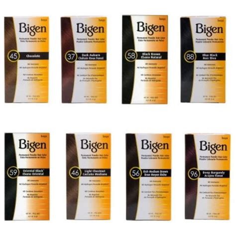 Bigen Permanent Powder Hair Colour All Shades 6g Beautyflex Uk