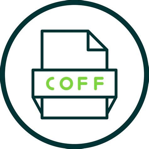 Coff File Format Icon 15991746 Vector Art At Vecteezy