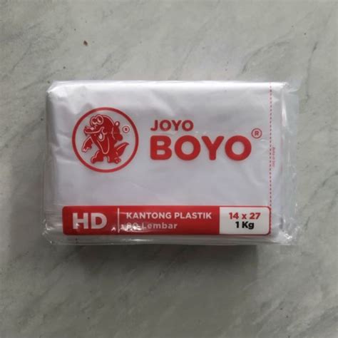 Plastik Joyo Boyo Hd Pe Buram Tebal 015mc 14x27 1 Kg Lazada Indonesia