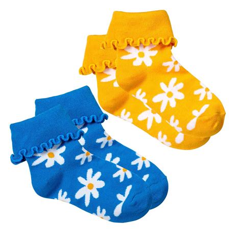 Daisy Cuff Sock Set Basics Clothing Store
