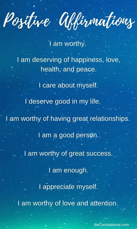 Printable Affirmations Quotes