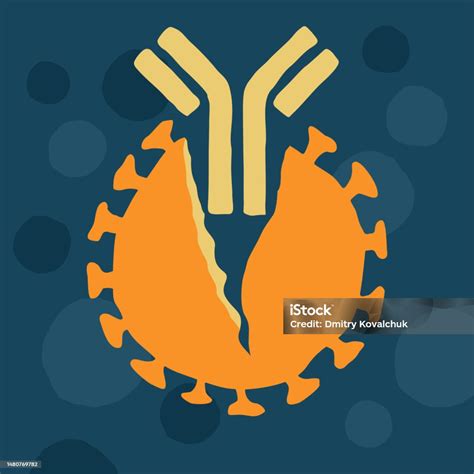 Vetores De Sistema Imunológico De Anticorpos No Estilo Doodle Desenhado