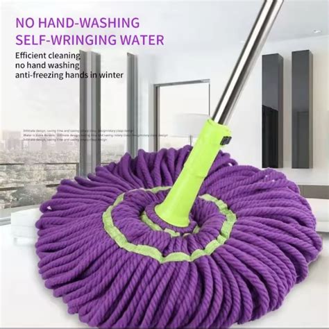 Multi Function Twist Microfiber Mop Indoor Quick Dry Mop Retractable