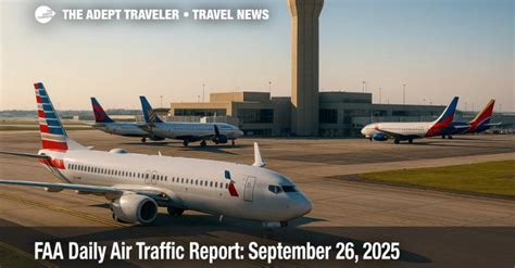 Faa Daily Air Traffic Report September 26 2025