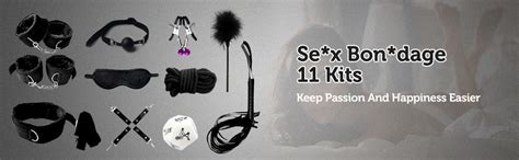 Sex Bondage 11 Pcs Bdsm Leather Bondage Sets Restraint Kits Adult Sex