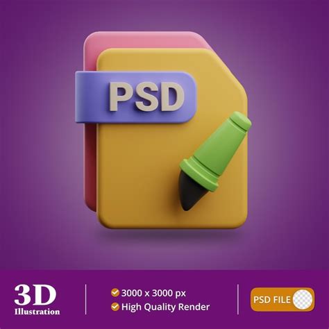 Premium Psd Graphic Designer File Illustration 3d