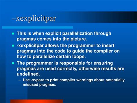 Ppt Cc Compiler Parallelization Options Powerpoint Presentation Free