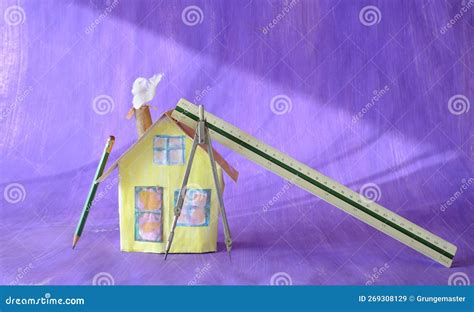 Construction And Architecture Conceptresidential Building As Cute