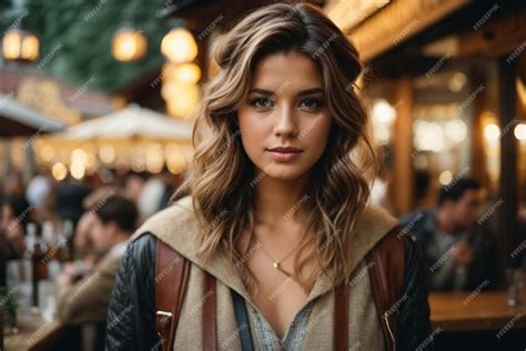 Premium Photo Biergarten Beauty